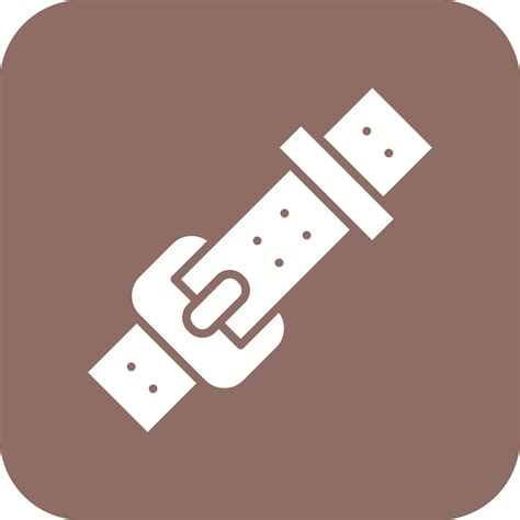 Gürtel vektor symbol kann für gym symbole verwendet werden Premium Vektor