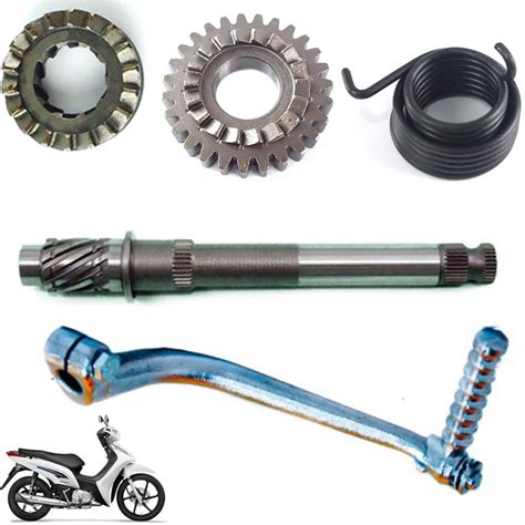 Eixo Pedal Part Engrenagem Catraca Mola Biz A Submarino