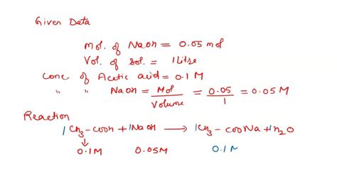 SOLVED Calculate The Relative Amount Of Acetic Acid And Acetate Ion