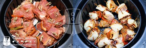 Espetinhos Suínos na AirFryer Fritadeira sem Óleo Receitas AirFryer