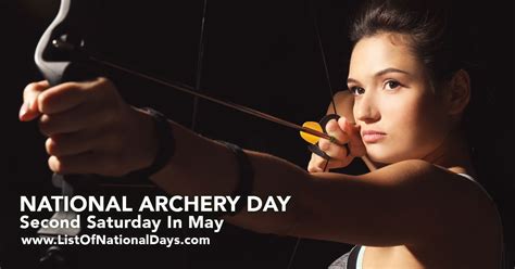 National Archery Day List Of National Days