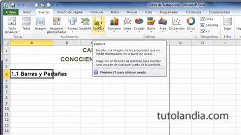 Excel 2010 Básico 1 1 Barras y Pestañas YouTube