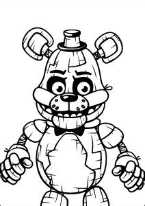 Dibujos de FNAF para colorear para niños Gratis para imprimir