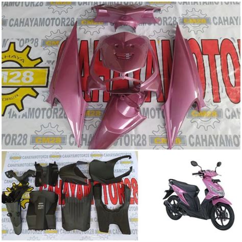 Jual Cover Body Full Halus Kasar Honda Beat Karbu Pink