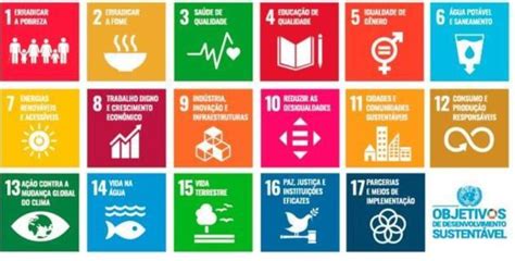 Objetivos de Desenvolvimento Sustentável Fonte Agenda 2030 ONU