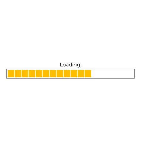 Loading Bar Progress Icon With Transparent Background 17178204 PNG