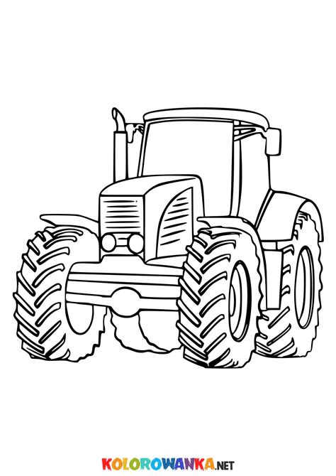 Kolorowanka Do Druku Traktor Kolorowanki Do Druku