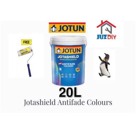 Jotun Jotashield Anti Fade Exterior Wall Paint 20L Lazada