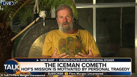 Wim Hof Reveals Turned To Cold Therapy Methods In A Bid To Conquer His