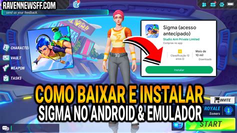 Como Baixar O Sigma Battle Royale A C Pia Do Free Fire Raven News Ff