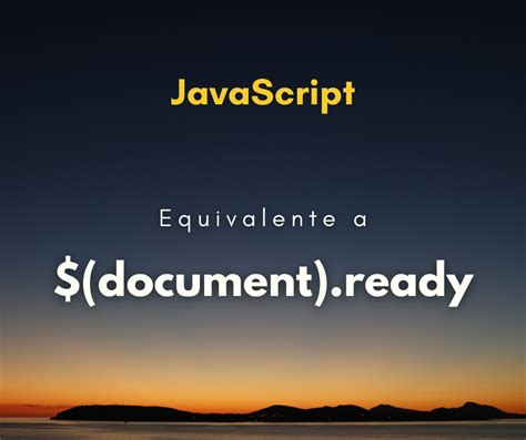 Equivalente A Document Ready Em Javascript Puro Hora De Codar