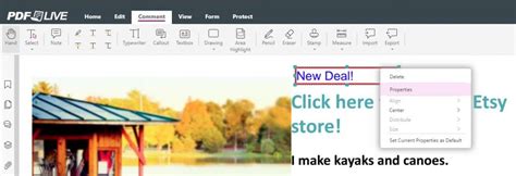 Inserting Text Boxes To PDFs Online
