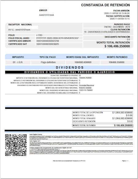 Todo lo que necesitas saber sobre la constancia de retención por