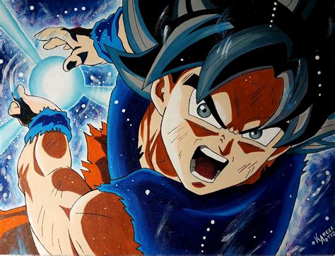 Desenho Digital Goku Instinto Superior Dragon Ball Oficial Amino