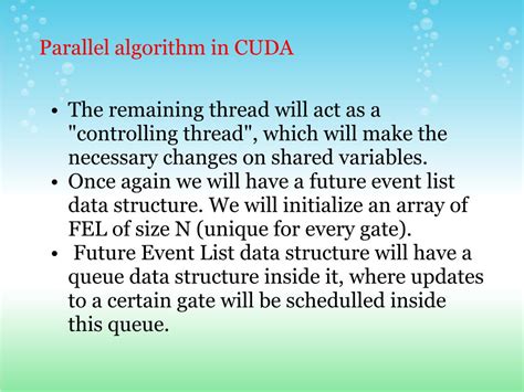 ppt parallel event driven simulation using gpu cuda powerpoint presentation id 1704619