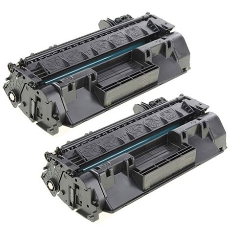 Compatible 2 Pack HP 80X CF280X Black High Yield Laser Toner Cartridge