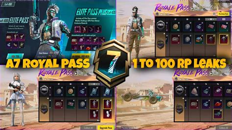 Finnally Pubg A7 Royal Pass Is Here A7 Royal Pass 1 To 100 RP