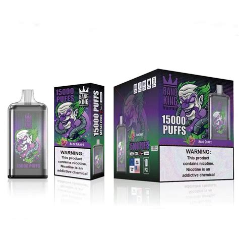 Original Wholesale Bang King Crystal 15000 Puffs 15000 15K Electronic