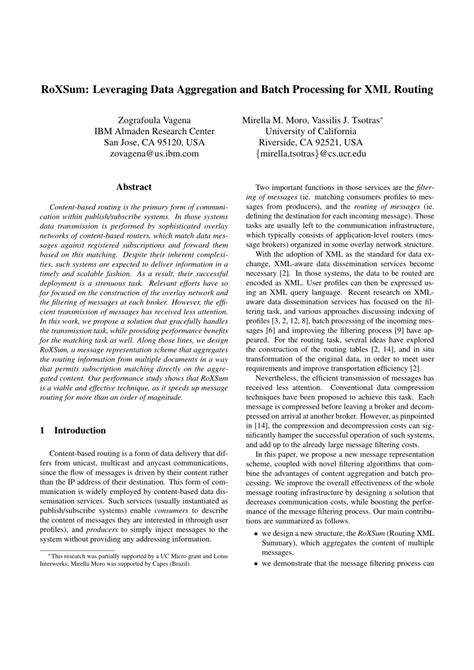 pdf roxsum leveraging data aggregation and batch processing for xml routing