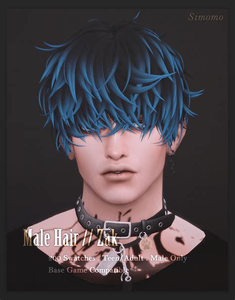 Anime Hairstyles Male Mens Hairstyles Sims 4 Hair Male Male Hair