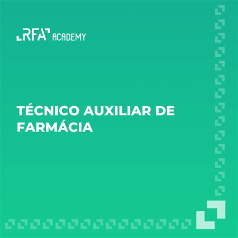 T Cnico Auxiliar De Farm Cia