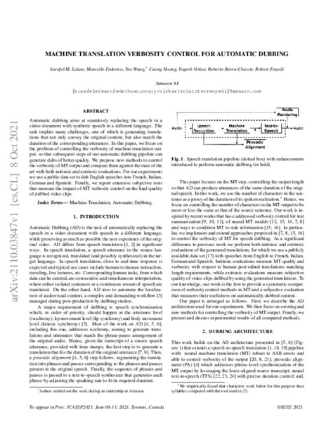 pdf machine translation verbosity control for automatic dubbing cuong hoang