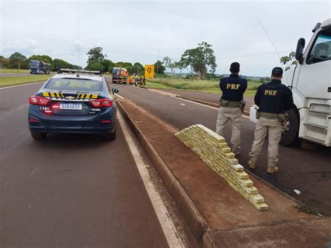 Em menos de 24 horas PRF apreende carregamentos de 240 kg de cocaína