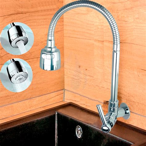 Torneira Cozinha Gourmet Bancada Pia Mesa Cano Inox Flexível 1 4 de