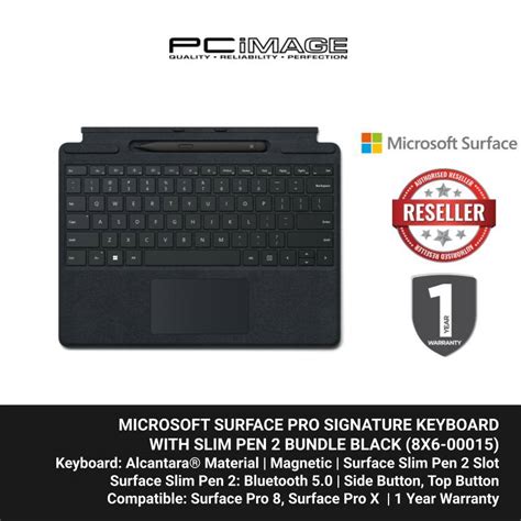 Microsoft Surface Pro Signature Keyboard Slim Pen 2 Bundle PC Image