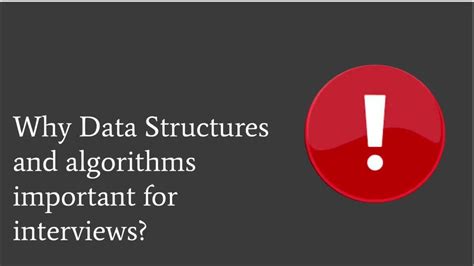 Why Data Structures And Algorithms Important For Interviews Youtube