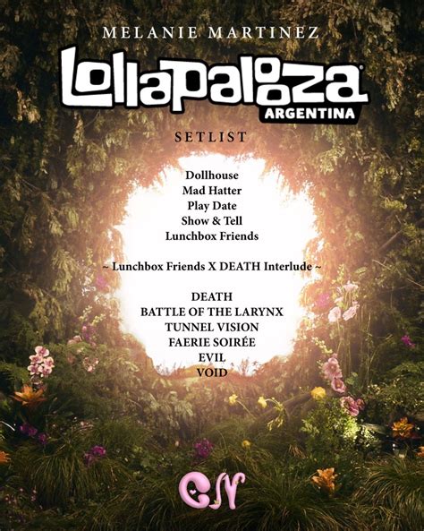 Tainara On Twitter RT CBNation Twt Melanie Martinezs Setlist