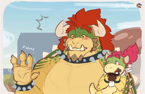 Welcome To My Own Little World On Tumblr Bowser Jr Loves Waffle Kingdom Bakery Whenever He