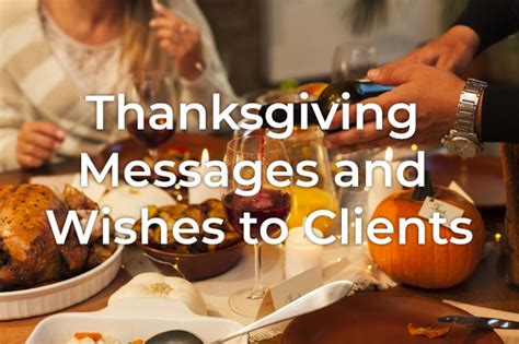 30 Thanksgiving Messages To Clients Customers Styiens