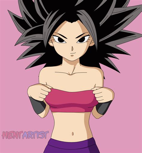 Rule 34 Animated Black Eyes Black Hair Breasts Caulifla Dragon Ball Dragon Ball Super Female