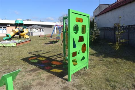 Sensoryczny plac zabaw w Przedszkolu w Wancerzowie Urząd Gminy Mstów