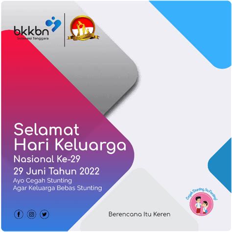 Ragam Twibbon Hari Keluarga Nasional Tahun 2022 Waca Berita