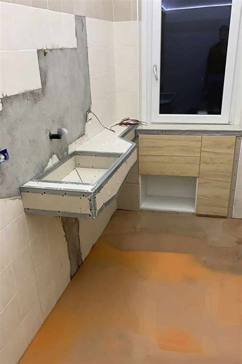 Da Antiquato A Bagno Moderno In Resina A Lugano Pavimento Moderno