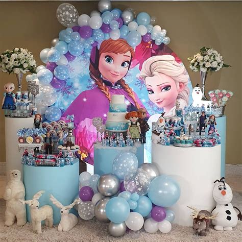 Festa Frozen Ideias de Decoração Dicas e Vídeos de Passo a Passo