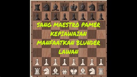 SANG MAESTRO Pamer Kepiawaian Akibat Blunder Lawan YouTube