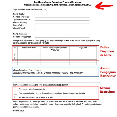 Contoh Surat Permohonan Keringanan Denda Buku Surat Permohonan