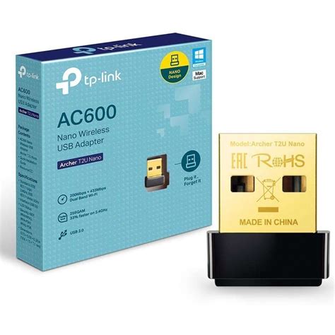 TP Link AC600 Wireless Dual Band USB Adapter TL Archer T2U Almiria