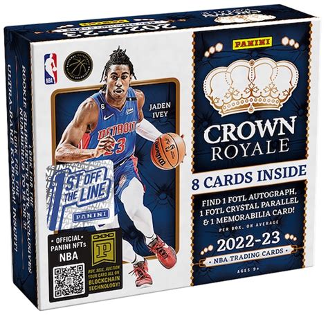 2022 23 Panini Crown Royale Basketball Checklist Details Boxes