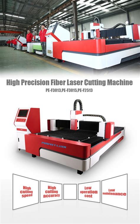 500W High Precision CNC Sheet Metal Steel Iron Fiber Optic Laser Cutter