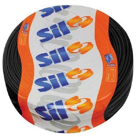 Fio Cabo Flexível 10Mm 100 Metros Anti Chamas Sil Cabo Fio Elétrico