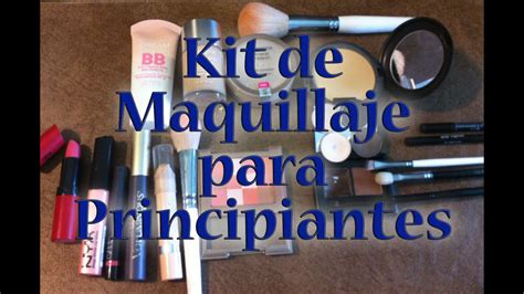 Kit De Maquillaje Basico Para Principiantes YouTube