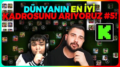 EKİP VE TAKİPÇİLER İLE DÜNYANIN EN İYİ KADROSUNU SEÇİYORUZ 5