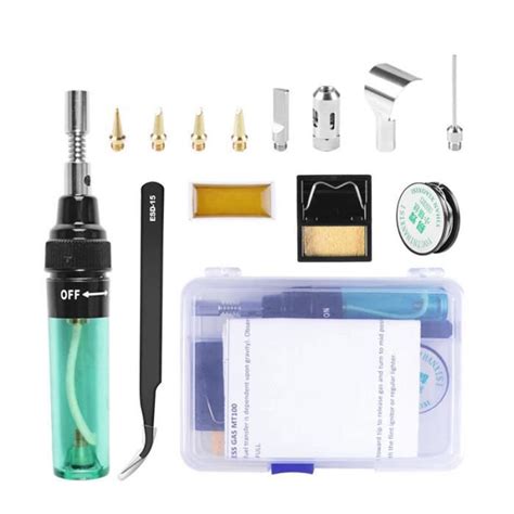 Poste a souder Skyasia fer à souder à gaz Kit d outils portables