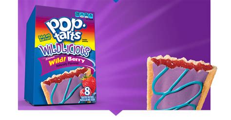 Kelloggs Frosted Wildlicious Wild Berry Pop Tarts 8pk Box Pop Tarts
