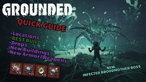 Grounded 1 2 2 INFECTED BROODMOTHER Guide New Endgame Boss