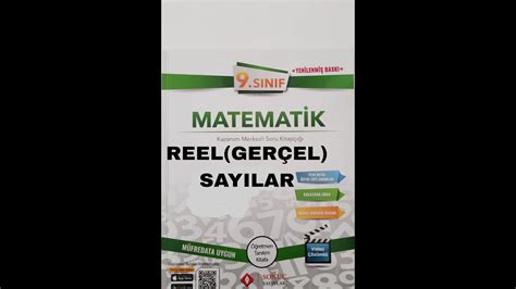 9 sınıf matematik reel gercel gerçek sayılar konu anlatımı sonuç